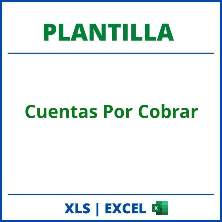 Plantilla Cuentas T Excel - Formato Planilla